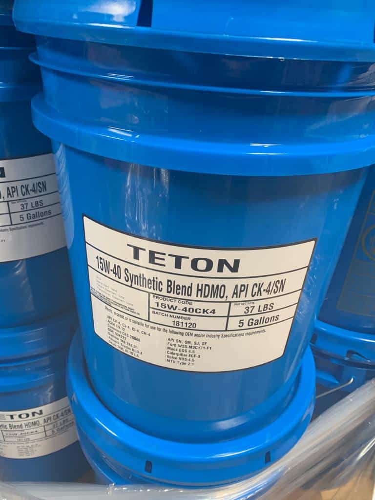 Teton Diesel Engine Oil – Power Machinery & Parts